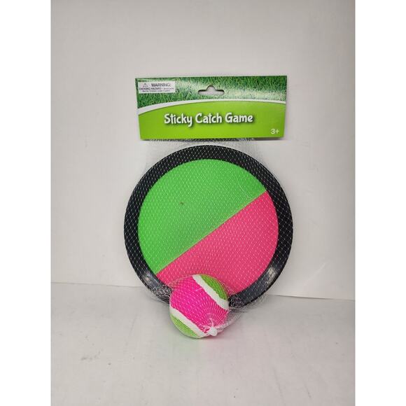 Unbranded | Games | Sticky Catch Outdoor Game Ball And 2 Paddles Summer ...